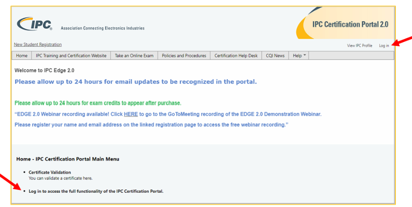 How to Create a Class in the IPC Edge 2.0 Certification Portal