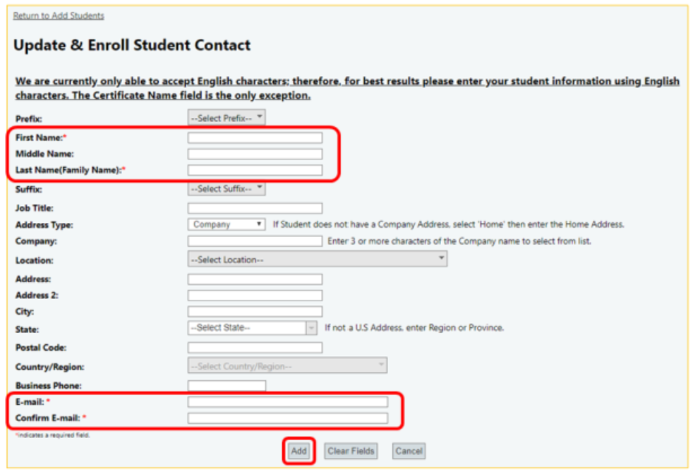 How to Enroll Students
